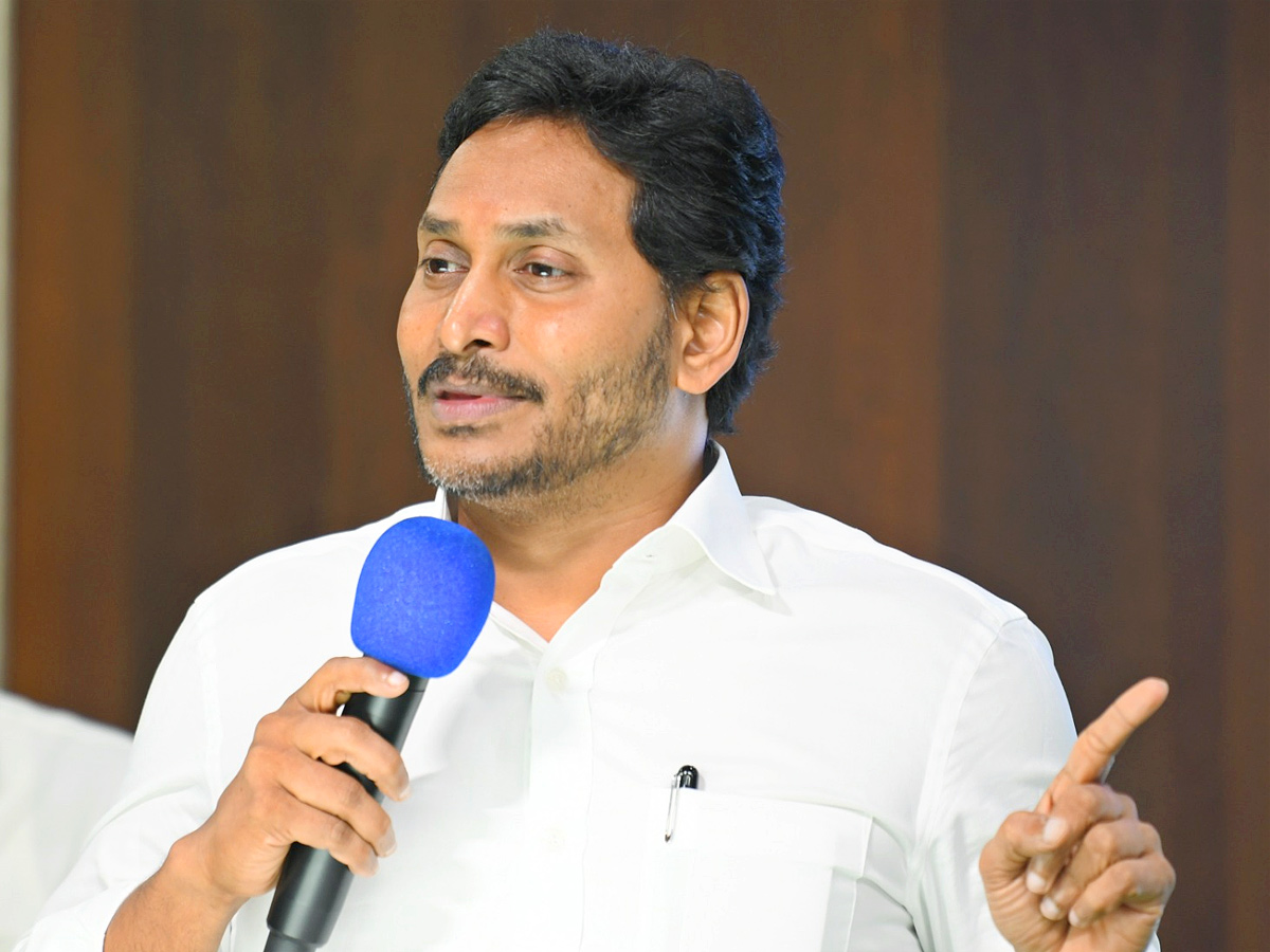 జగనే కరెక్ట్‌ అంటున్నారు.. (ఫొటోలు) | YS Jagan Meeting With Nellore YSRCP Leaders: Photos | Sakshi